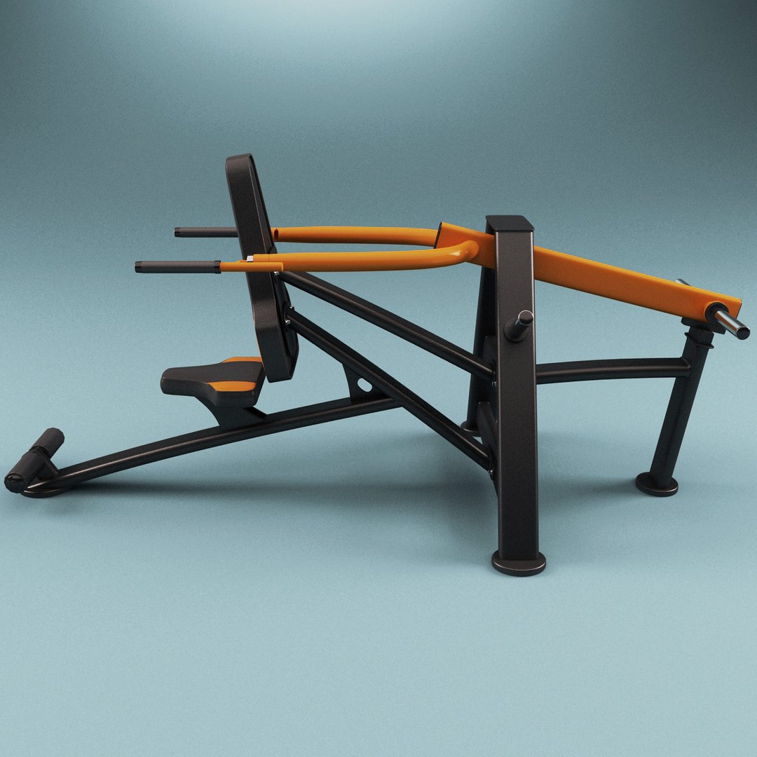 3ds Max Tricep Dip Machine Ops