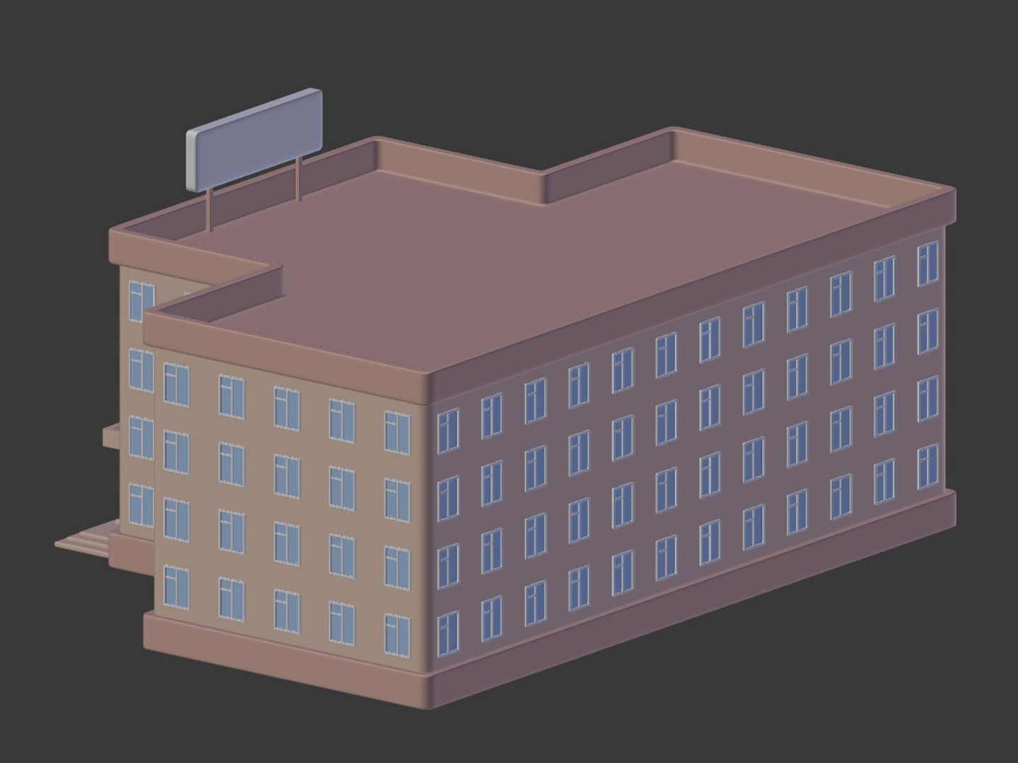 3D Model Cartoon University - TurboSquid 1416120