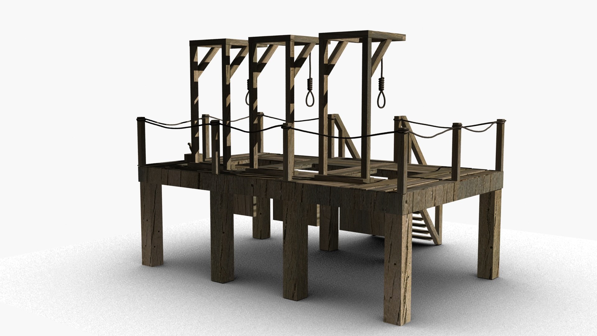 3D Large Gallows - TurboSquid 2122852
