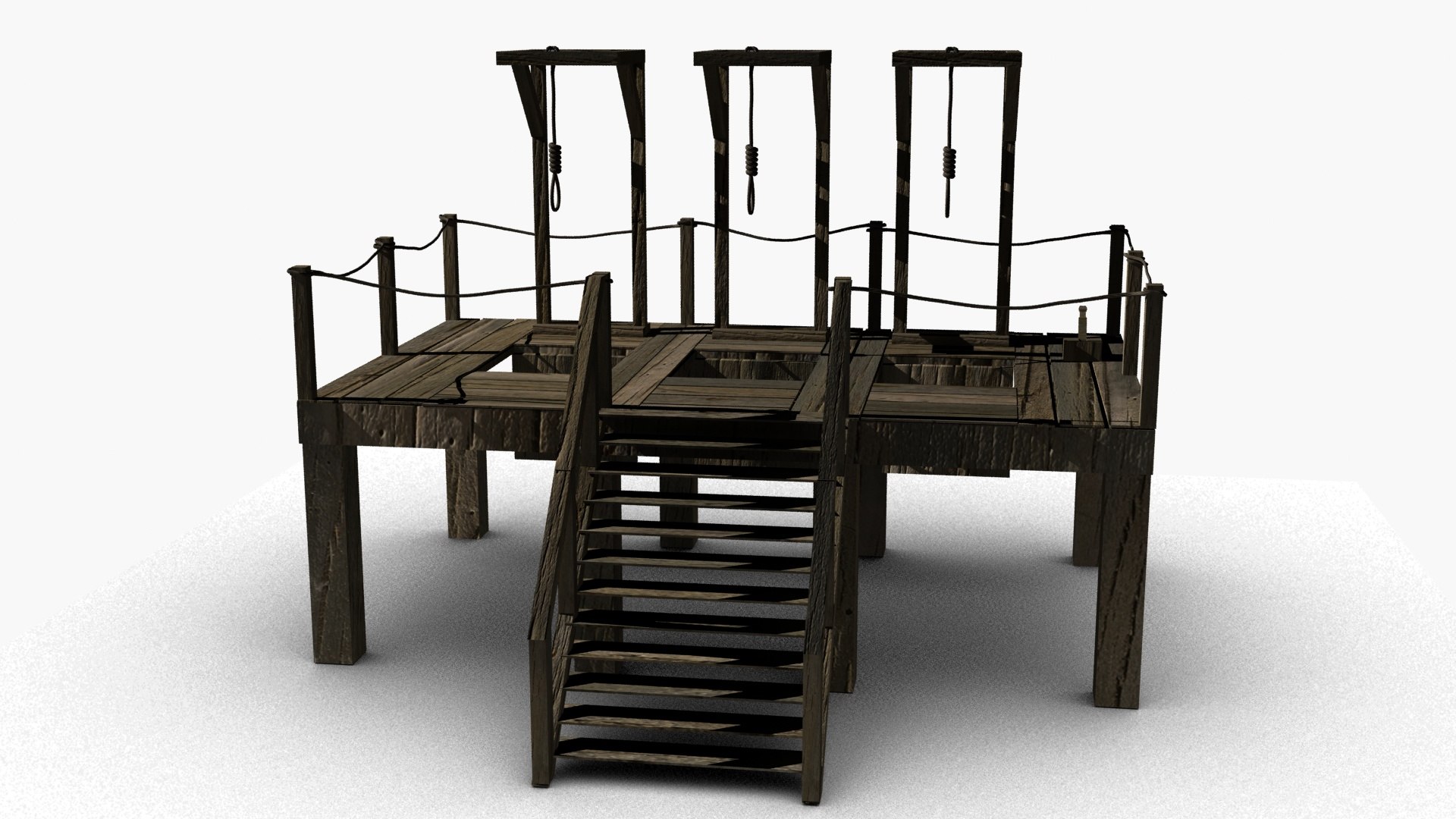 3D Large Gallows - TurboSquid 2122852