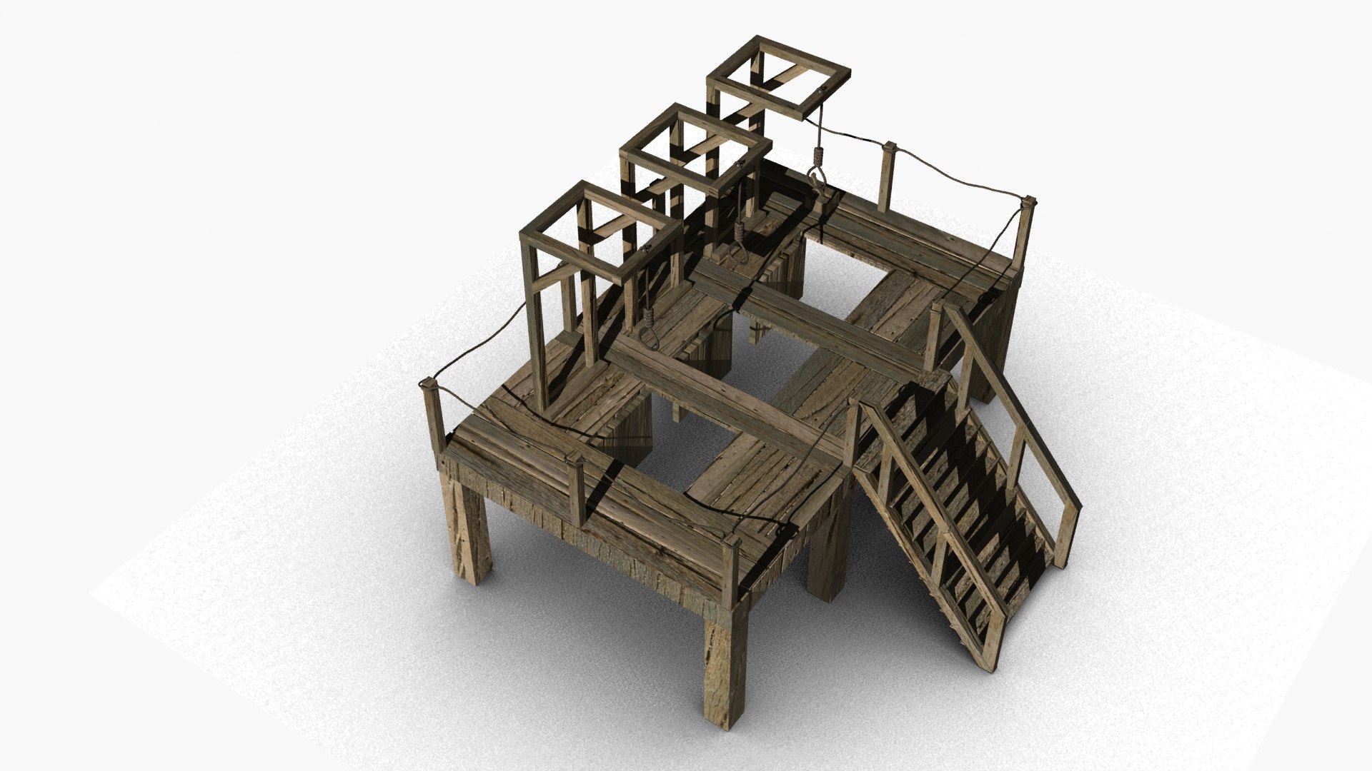 3D Large Gallows - TurboSquid 2122852