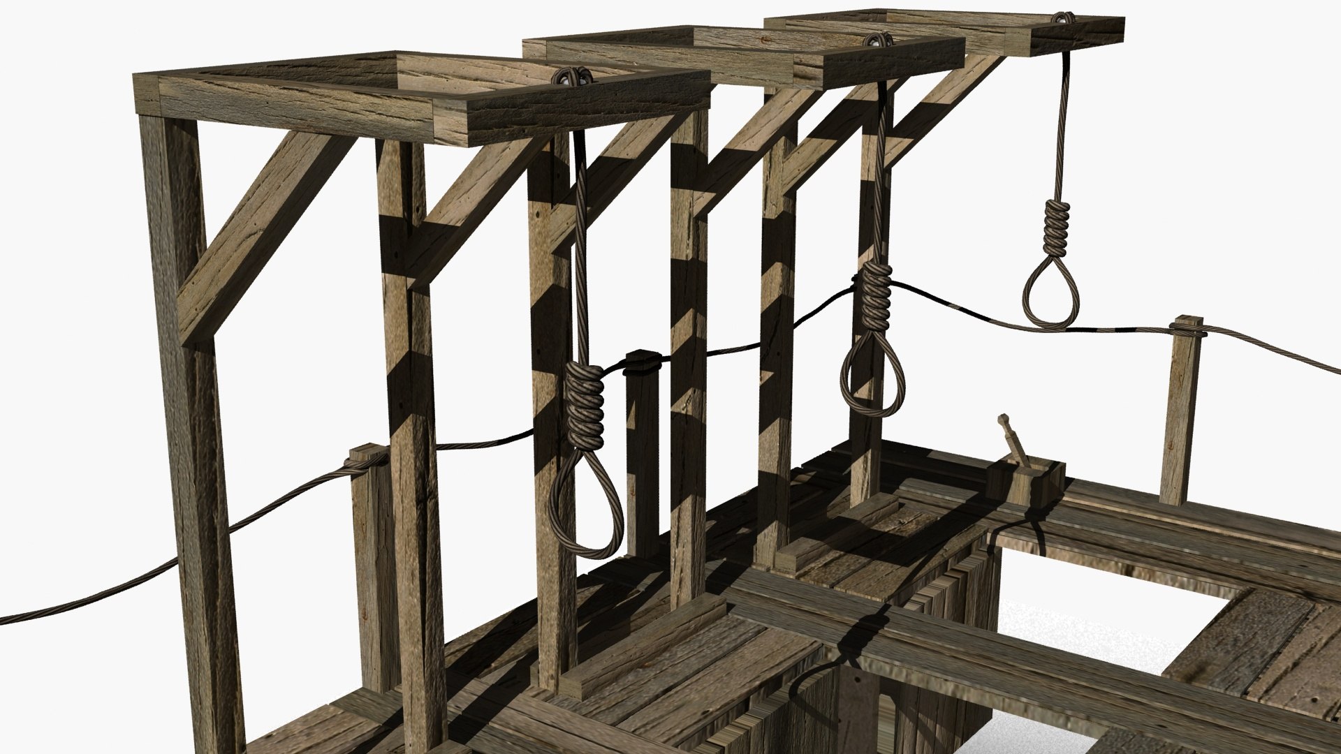 3D Large Gallows - TurboSquid 2122852