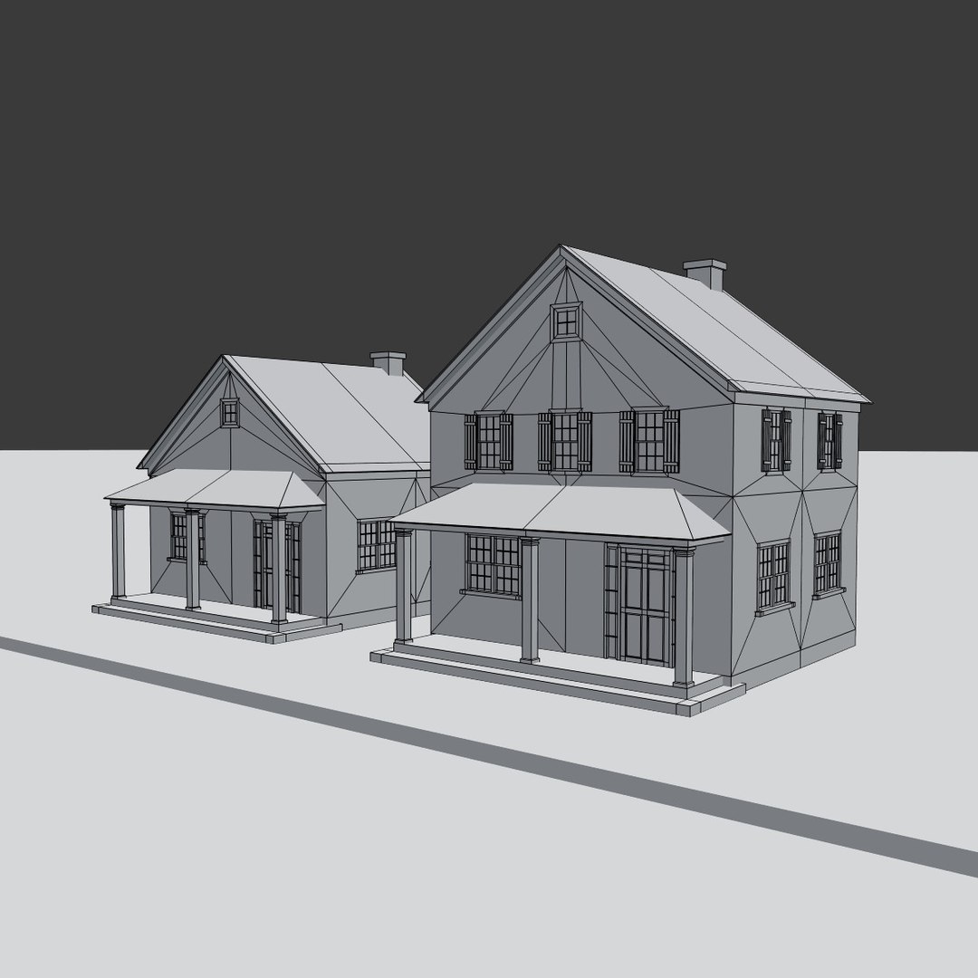3d Model Farm House