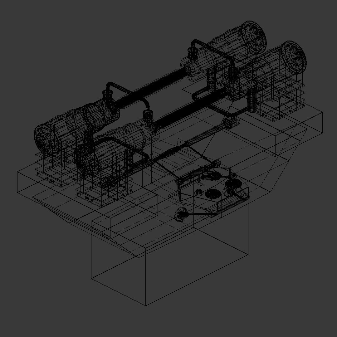 3d Model Blinking Tubes Function