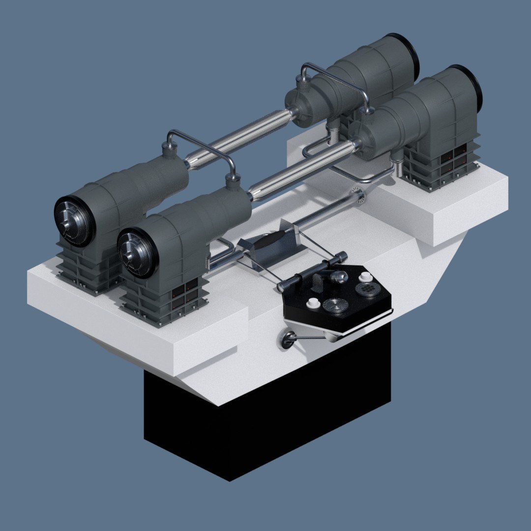 3d Model Blinking Tubes Function