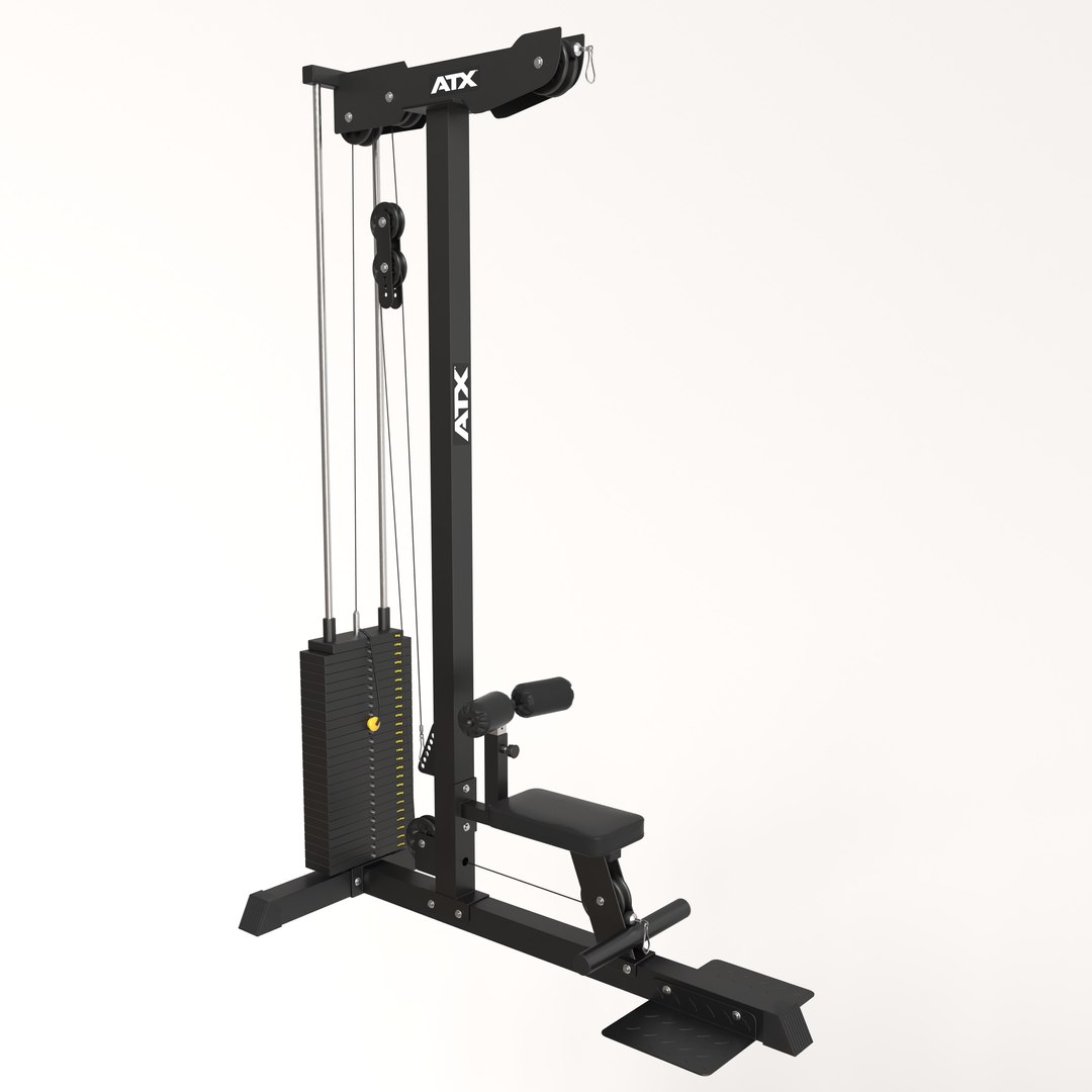 3D ATX Lat Pulldown Seated Row - TurboSquid 2073507