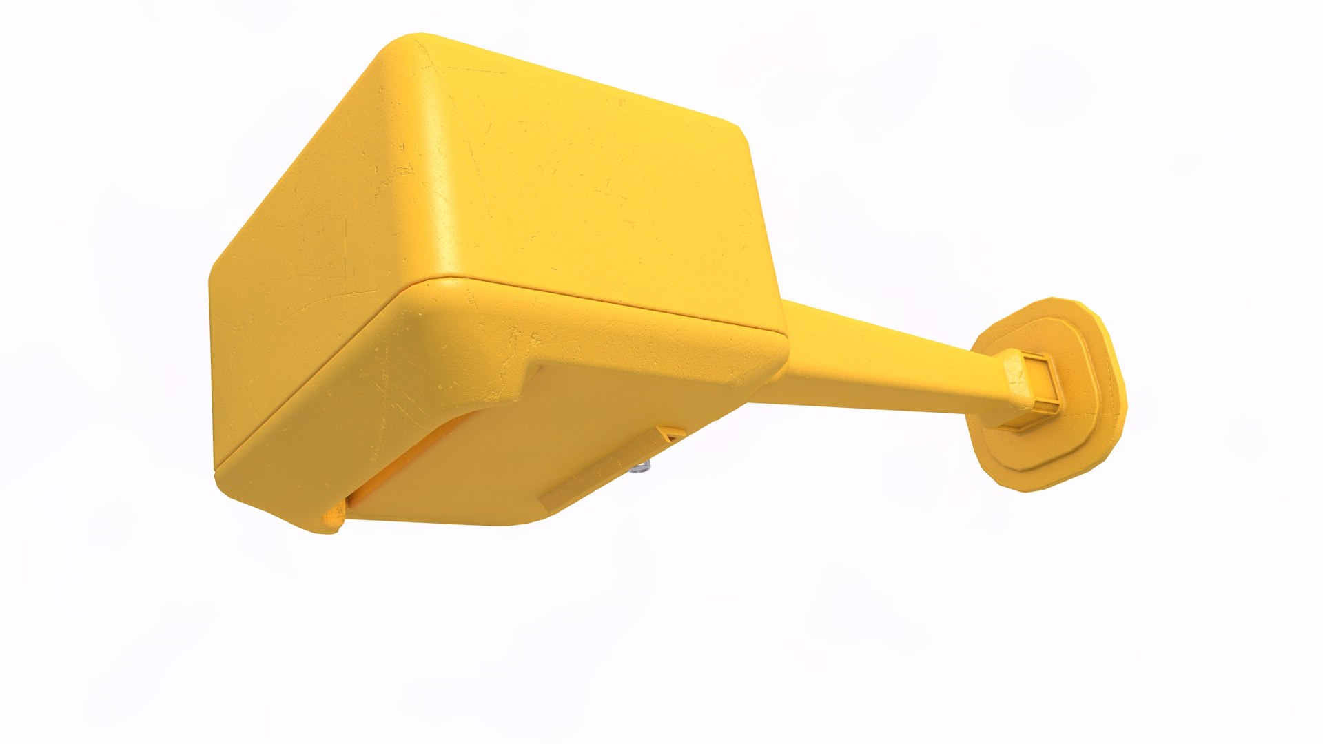 3D Metal Mailbox Post Model - TurboSquid 2068556