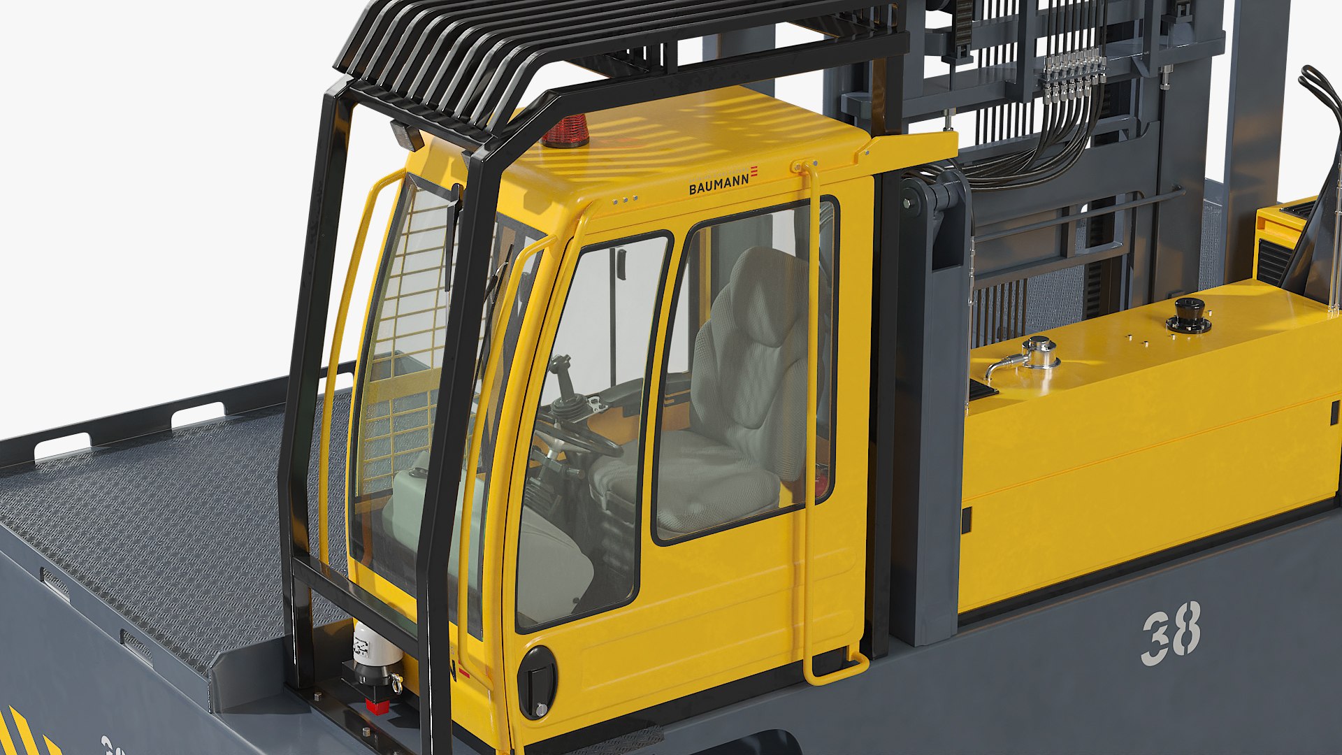 3D Baumann Sideloader Truck GS - TurboSquid 2411447