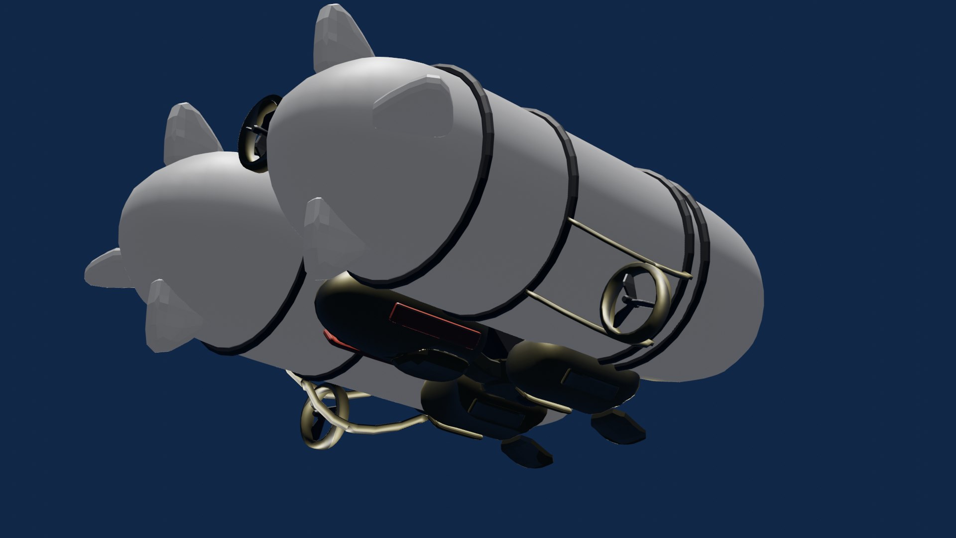Dirigible 3D Model - TurboSquid 1704848