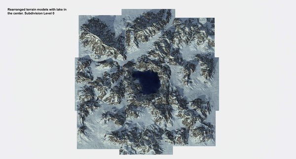 alaska mountain range lake max