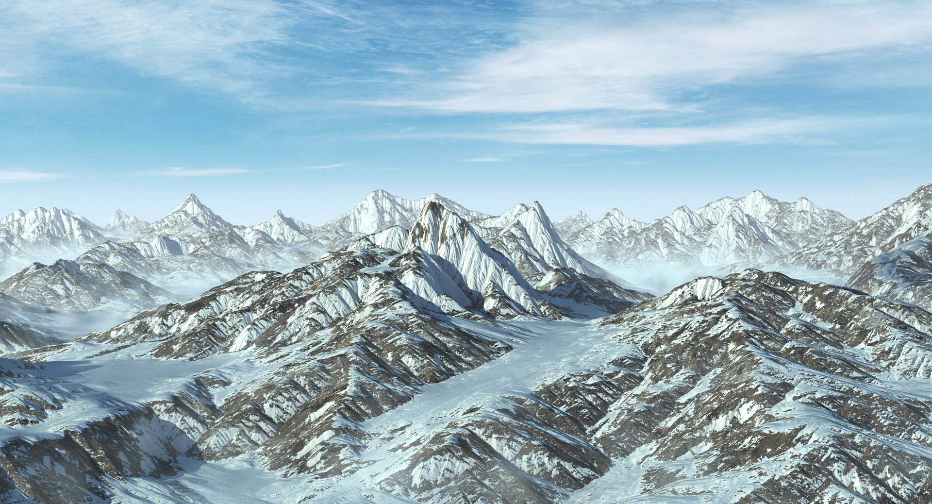 alaska mountain range lake max