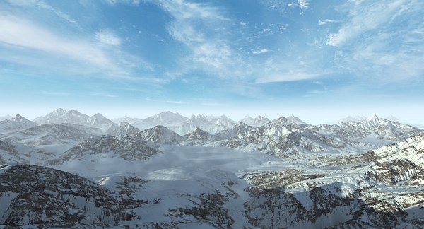 alaska mountain range lake max