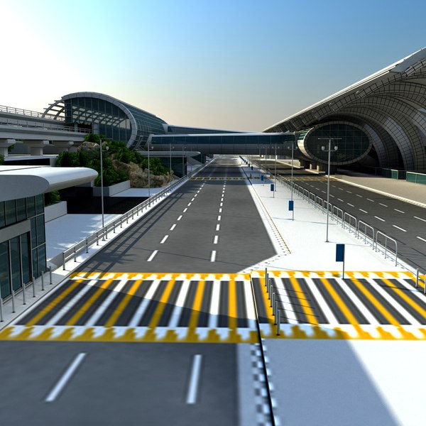 Airport Terminal 3D Models for Download | TurboSquid