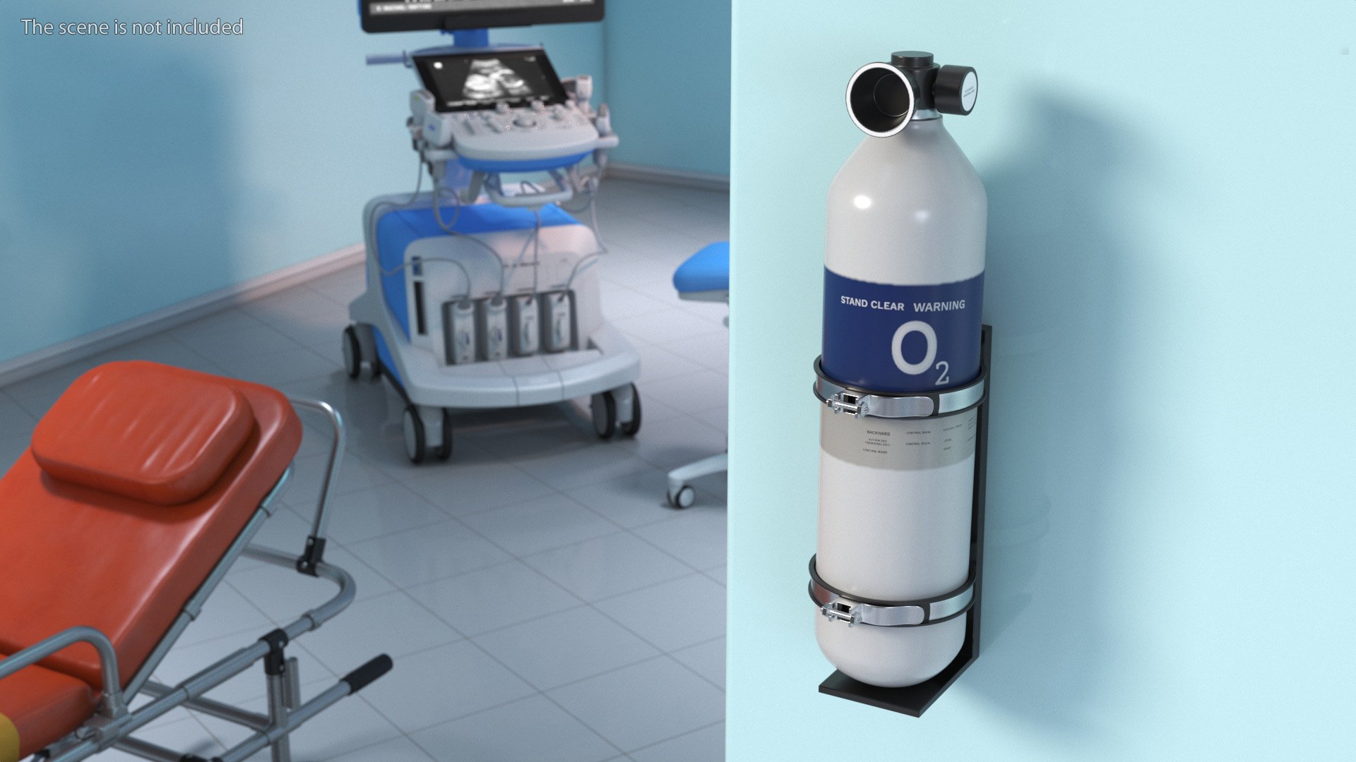 Oxygen Cylinder 3D Model - TurboSquid 2326695