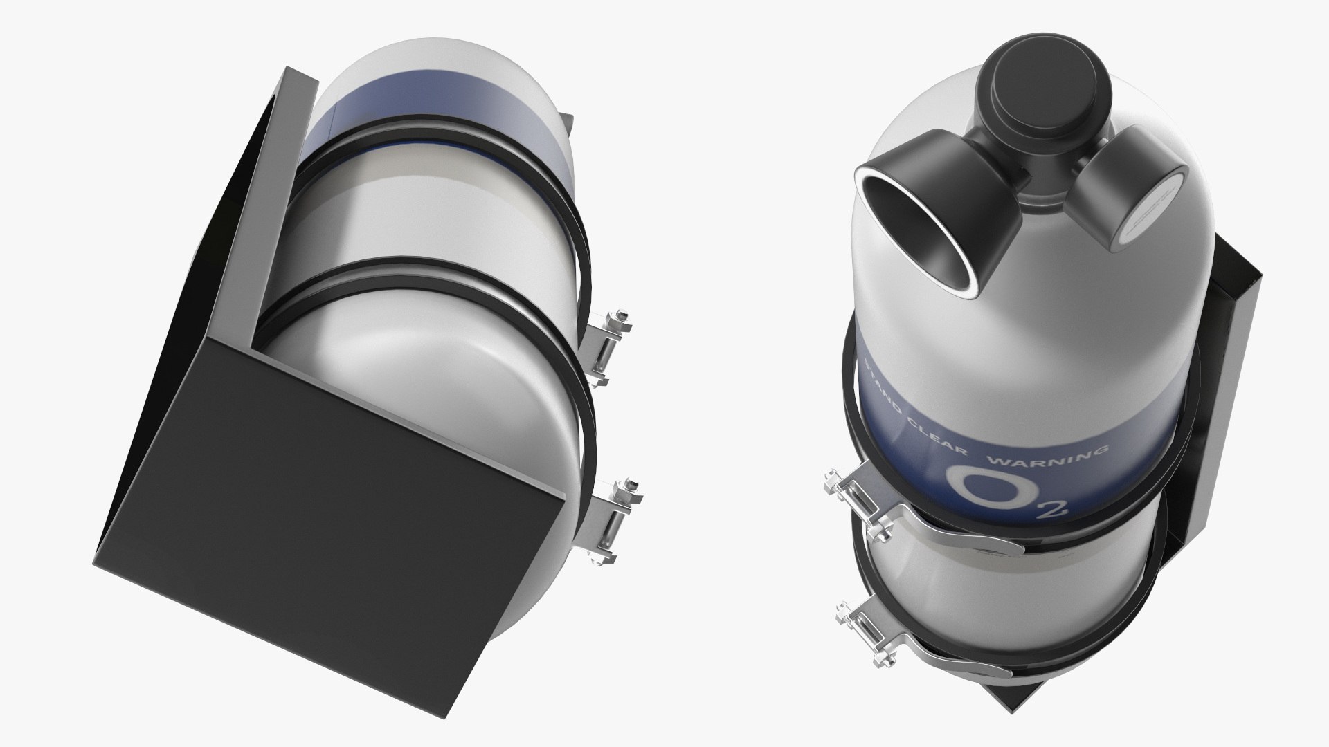 Oxygen Cylinder 3D Model - TurboSquid 2326695