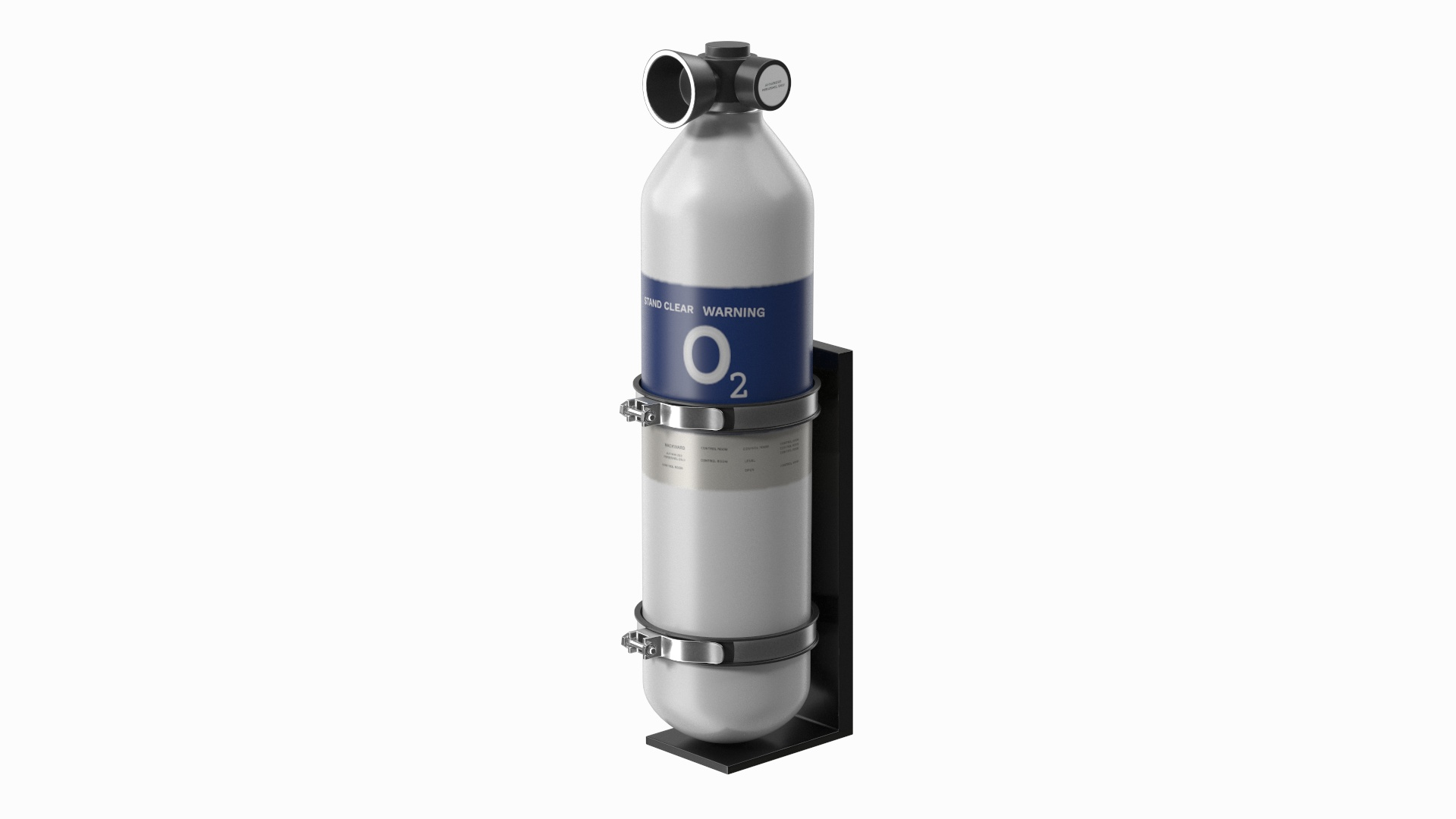 Oxygen Cylinder 3D Model - TurboSquid 2326695