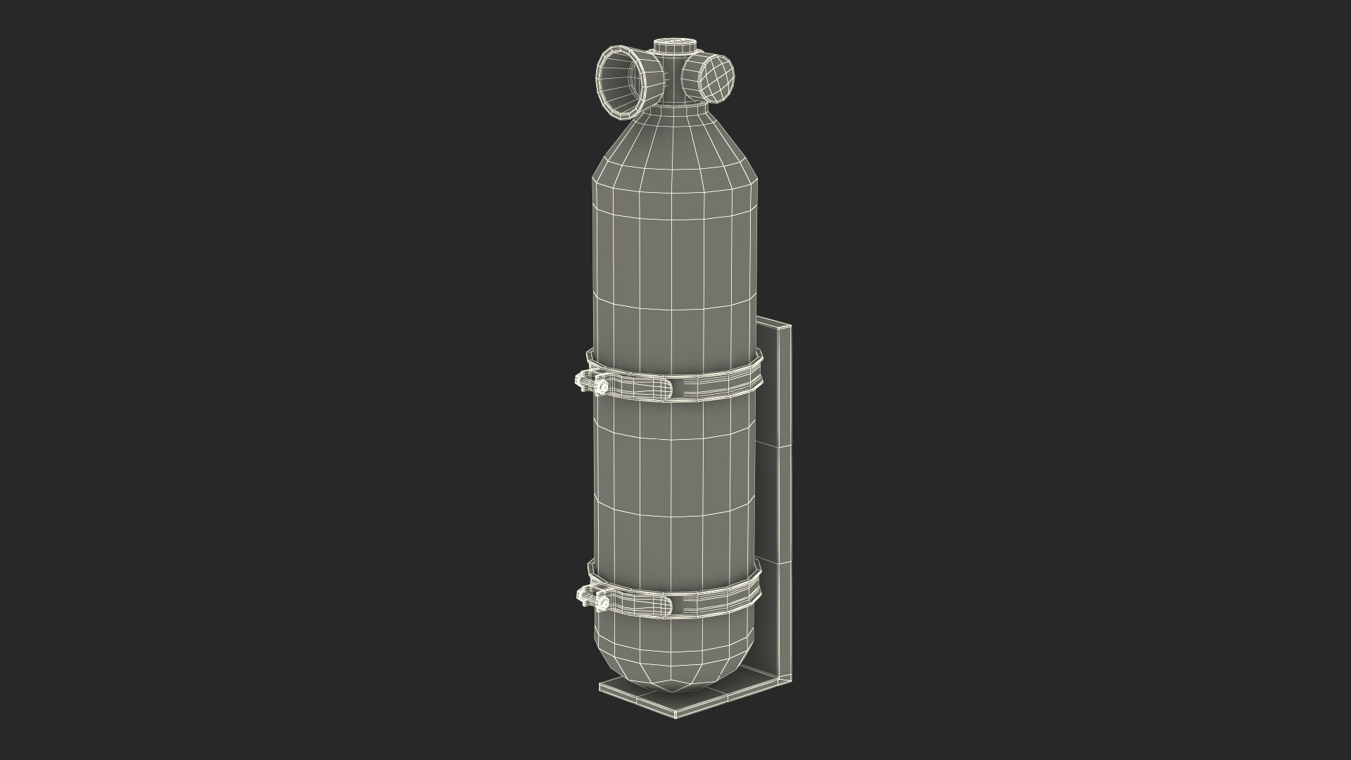 Oxygen Cylinder 3D Model - TurboSquid 2326695