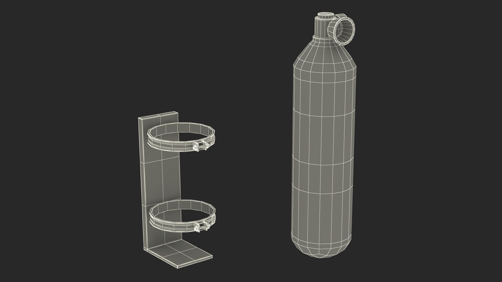 Oxygen Cylinder 3D Model - TurboSquid 2326695