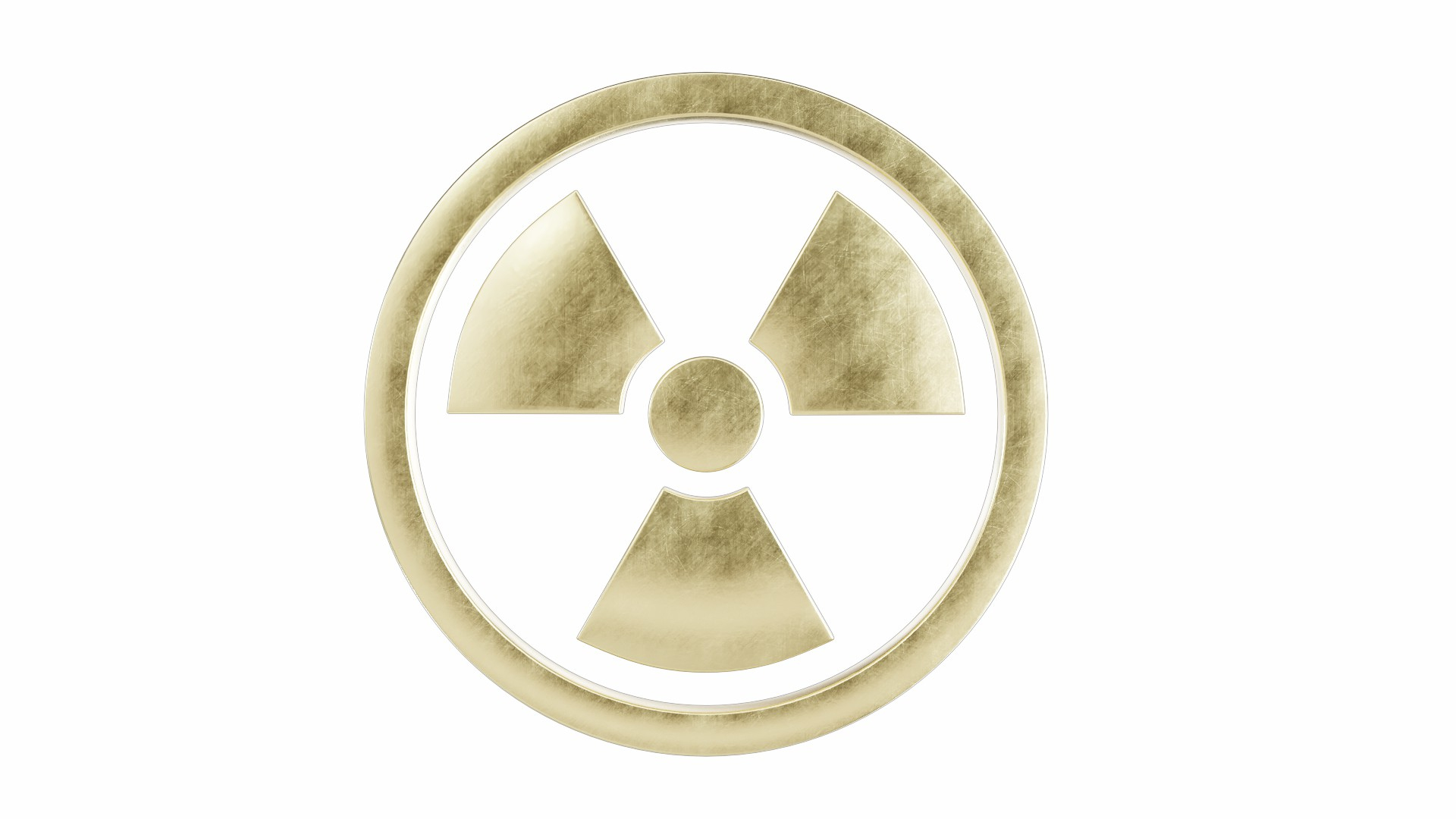 3D Radioactive hazard sign - TurboSquid 1882781