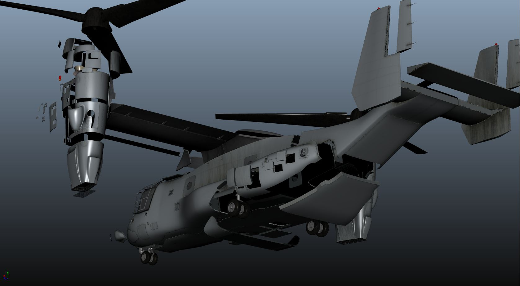 V-22 v 22 3D model - TurboSquid 1264769