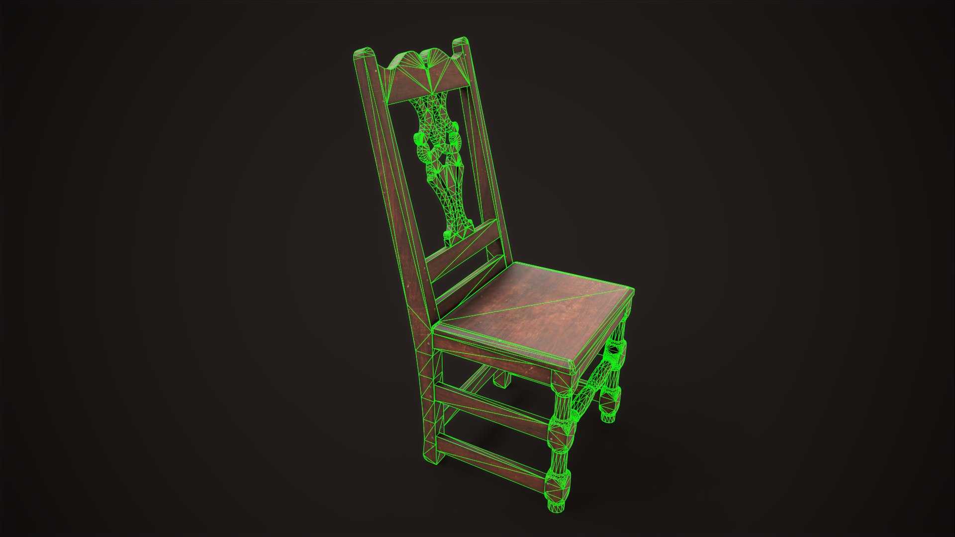 Old medieval chair 3D model - TurboSquid 2053006