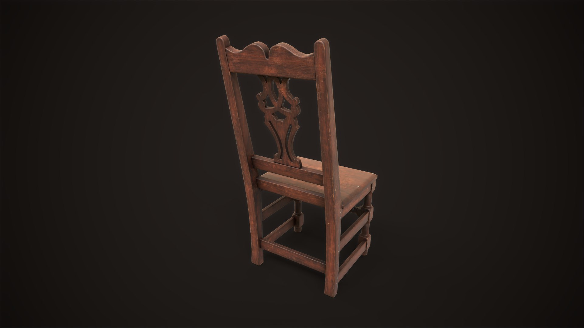 Old medieval chair 3D model - TurboSquid 2053006