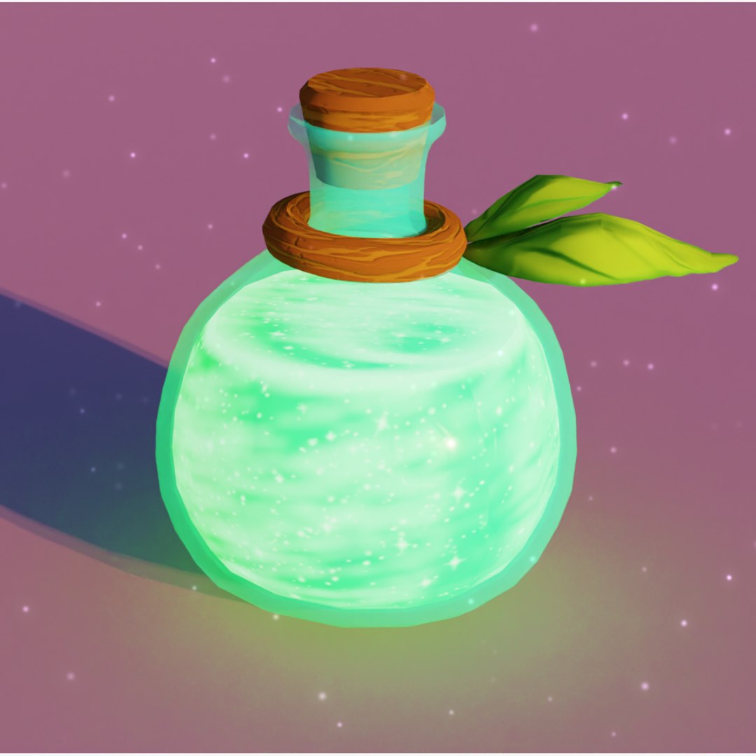 Stylized Health Potion 3D model - TurboSquid 2070940