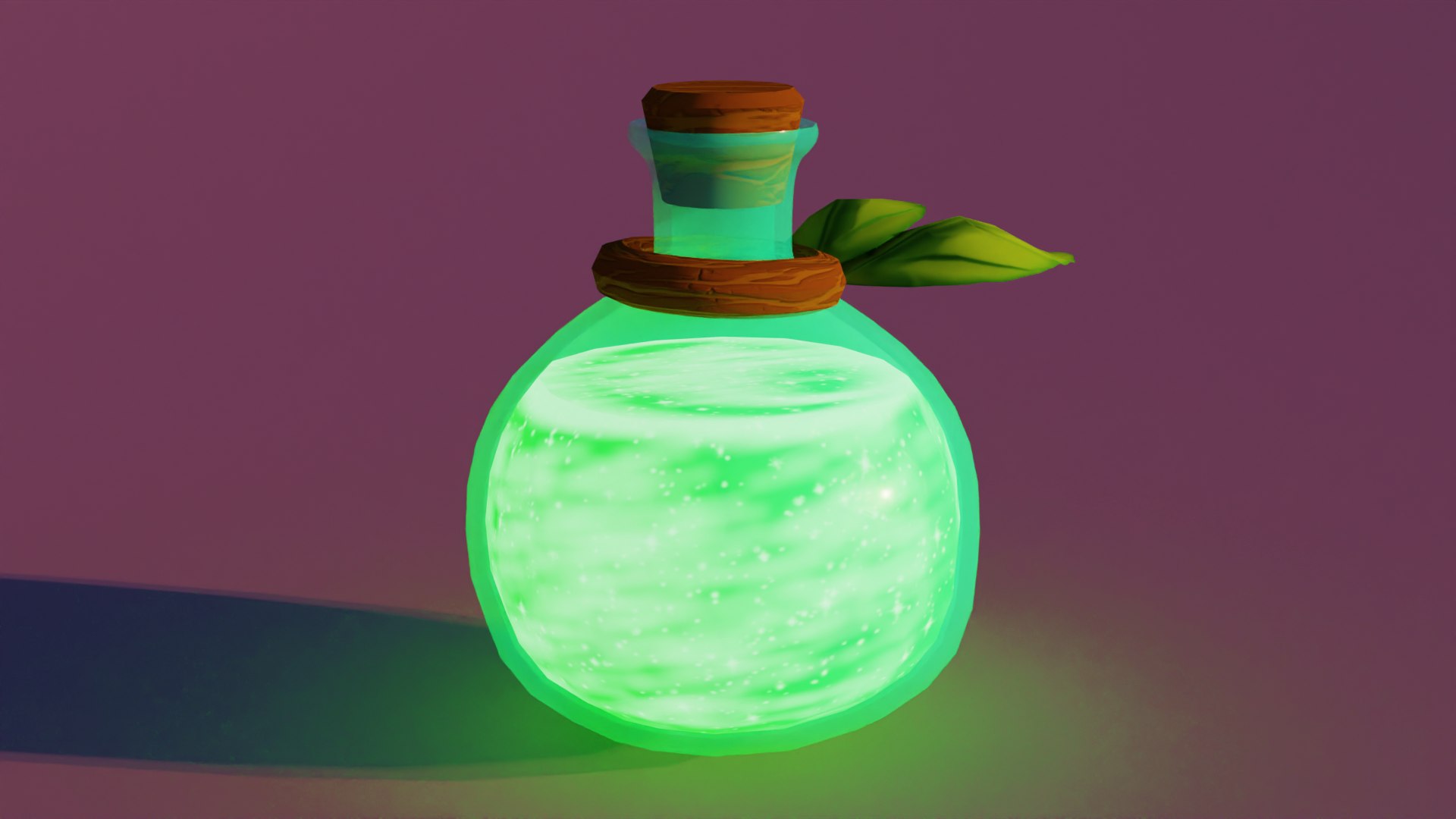 Stylized Health Potion 3D Model - TurboSquid 2070940