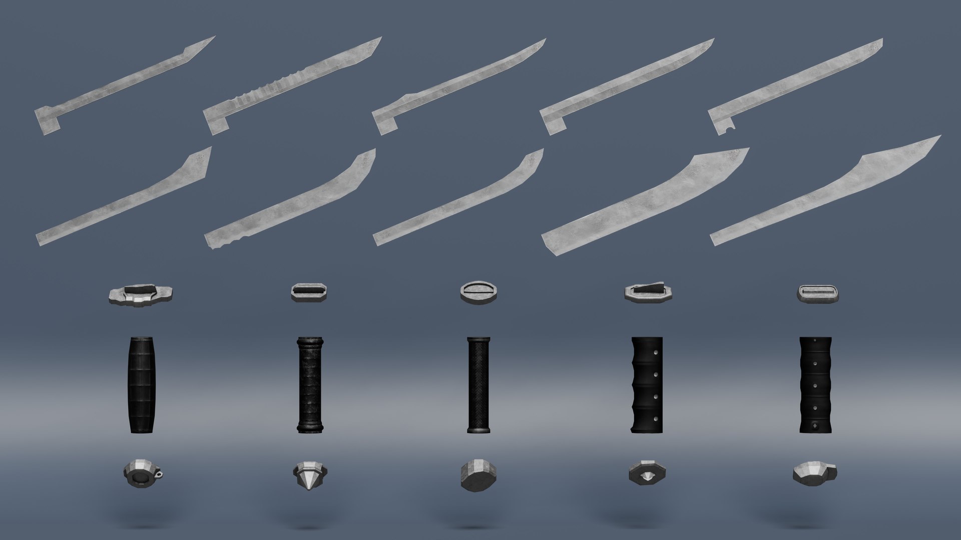 Modular Knife Model - TurboSquid 2318644
