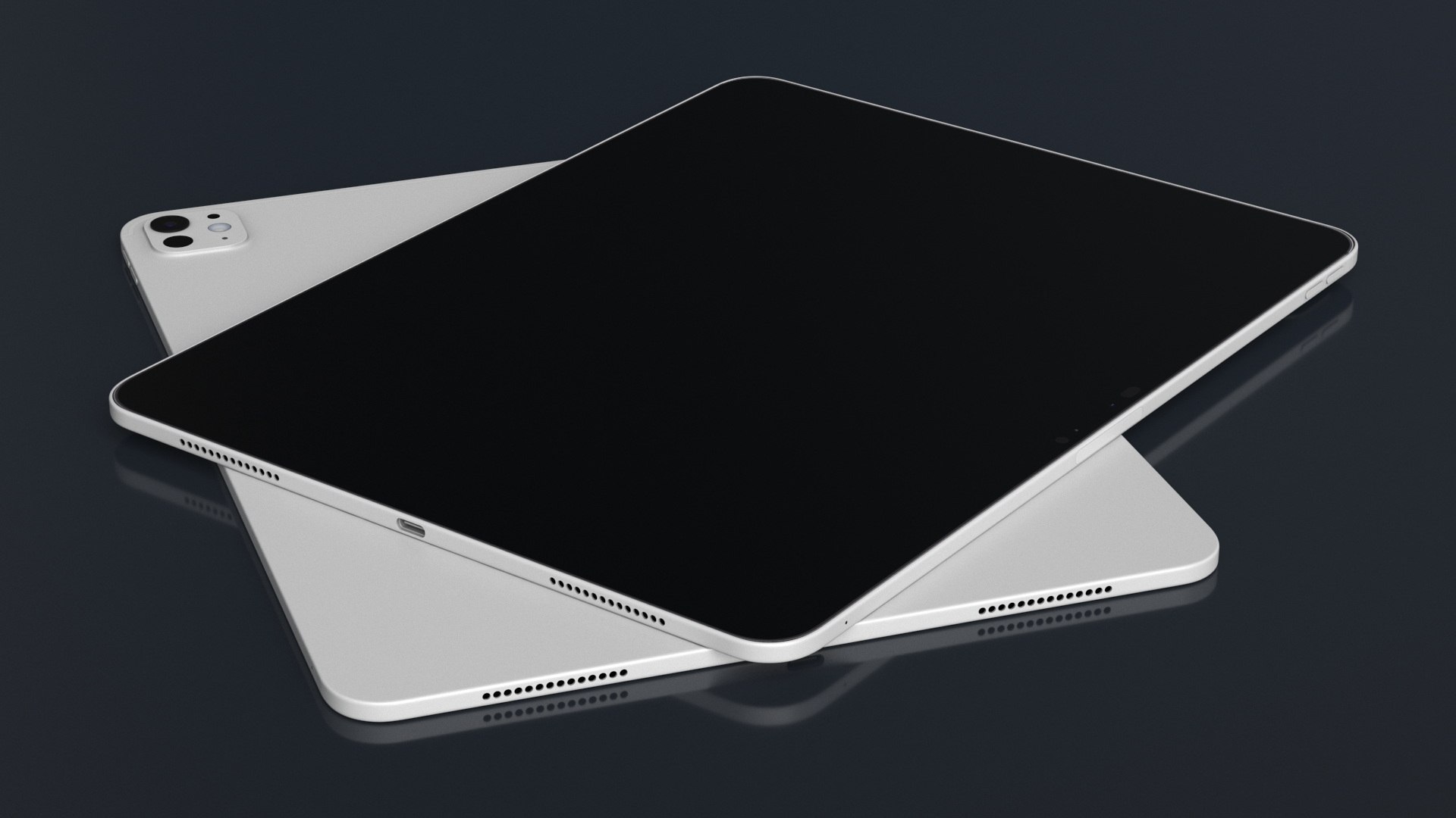 3D Silver Apple IPad Pro 2024 13 Inch Off Model - TurboSquid 2273686