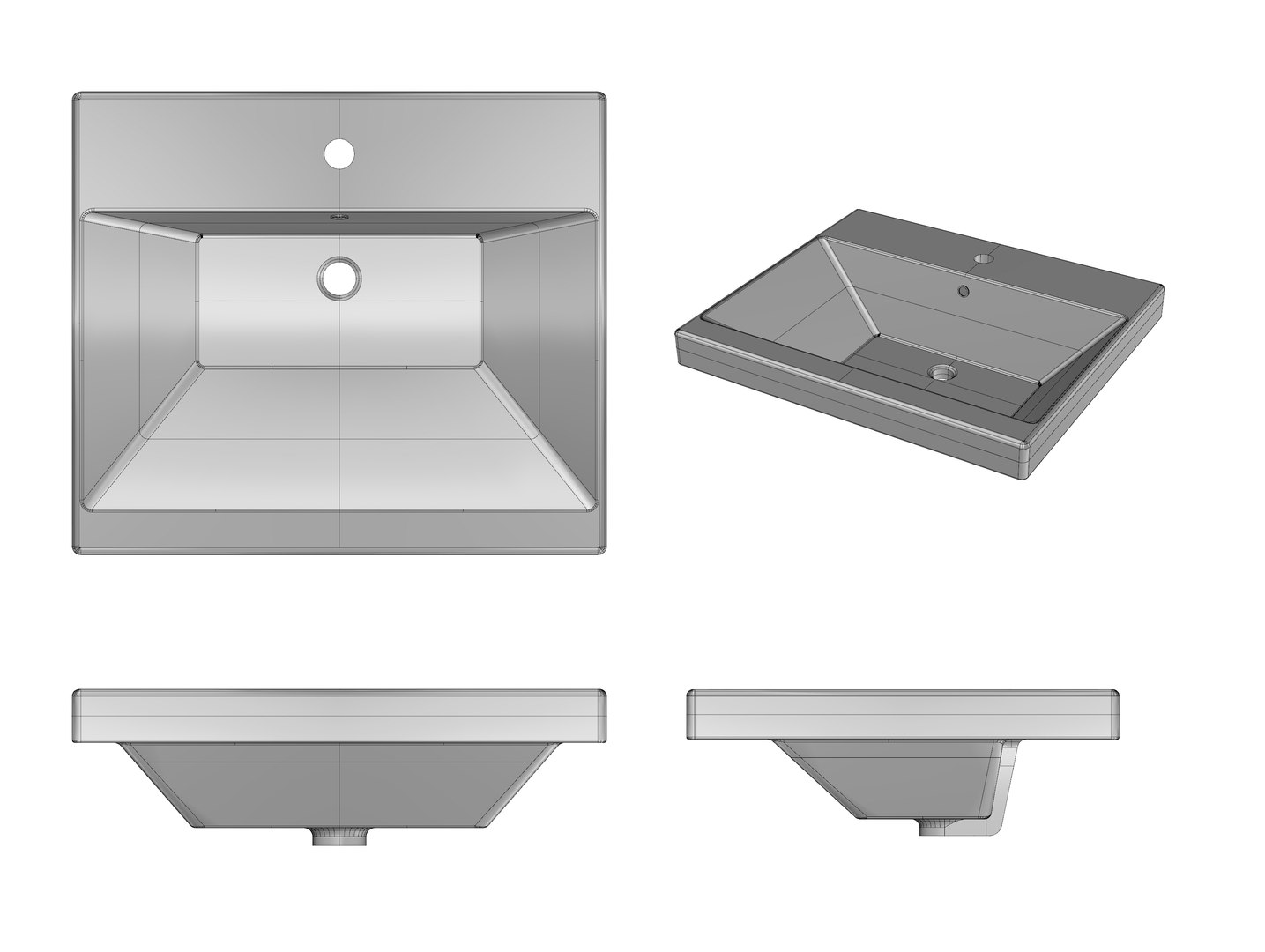 3D basin model - TurboSquid 1583131