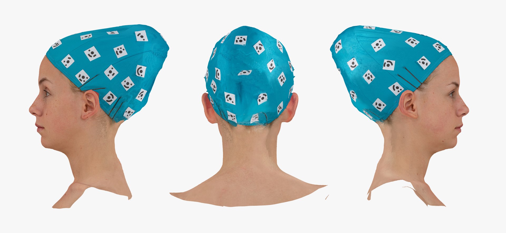 3D rhea human head outer - TurboSquid 1614908