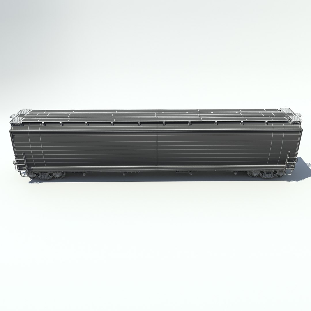 3d Railway Hopper Car Rail