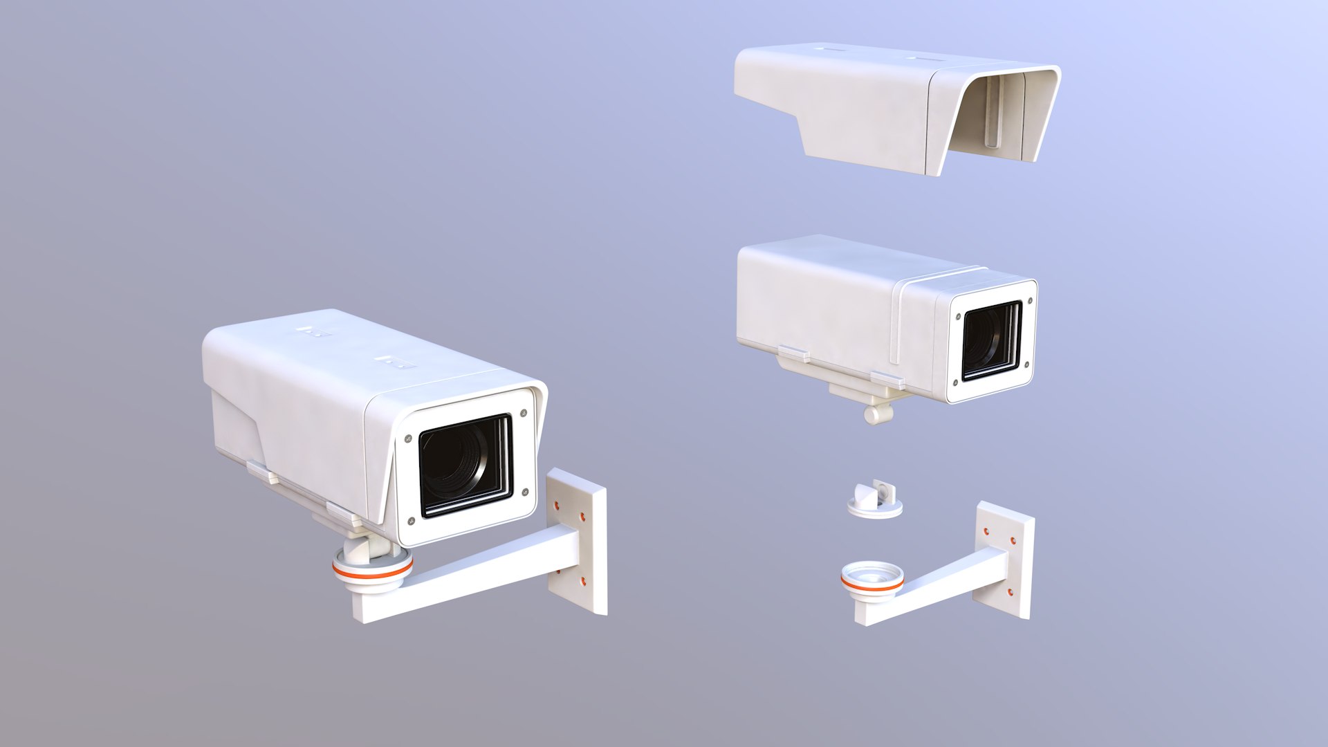 3D Security Camera Model - TurboSquid 1237102