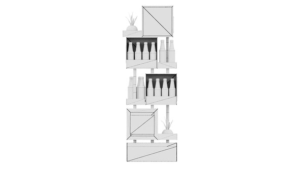 3D stand product display box - TurboSquid 1698853