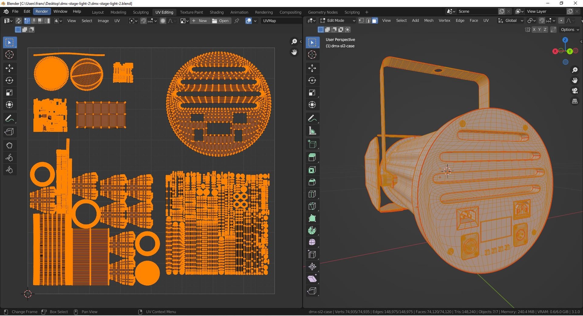 3D DMX Stage Light 2 - TurboSquid 1899606