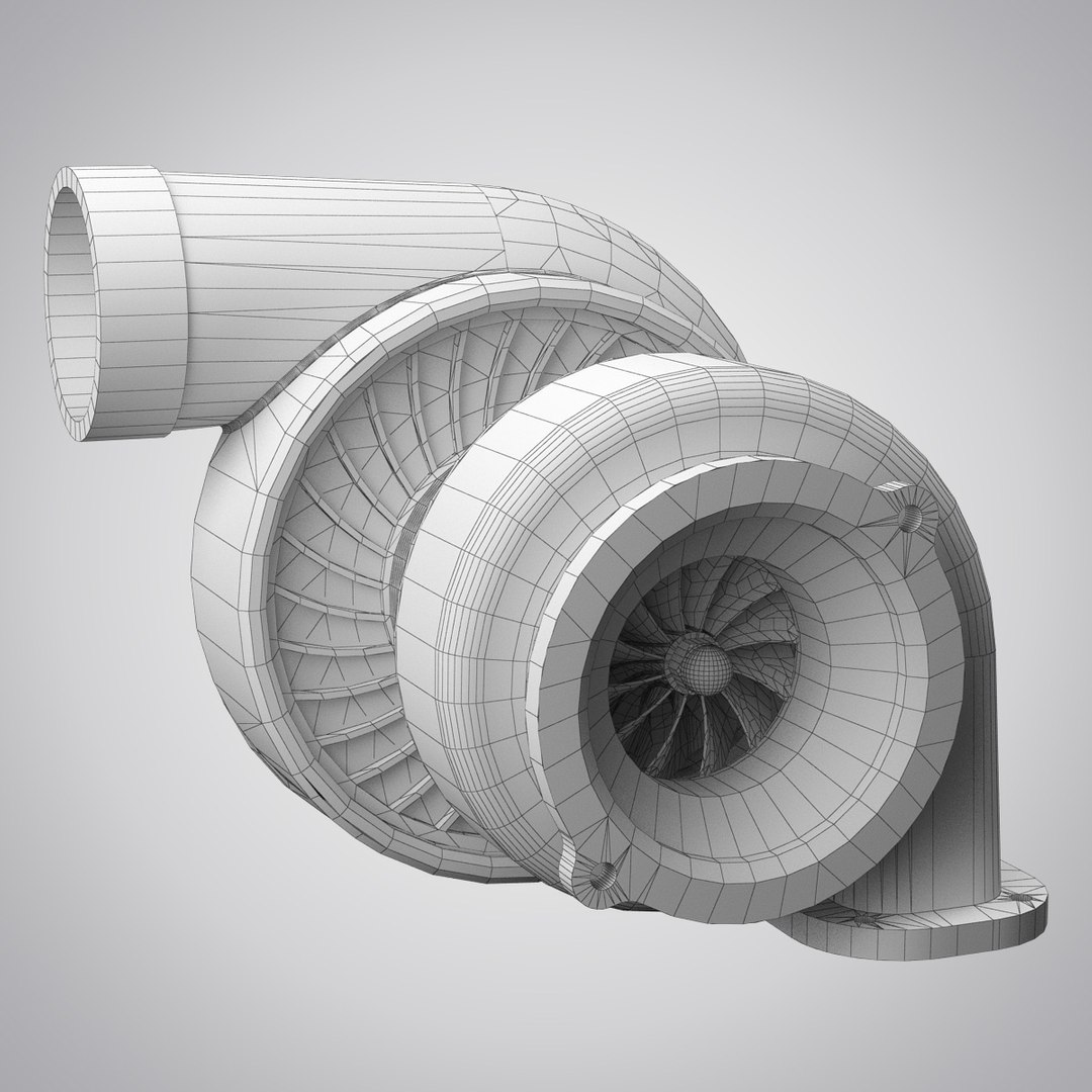 Turbocharger Turbo 3d Model