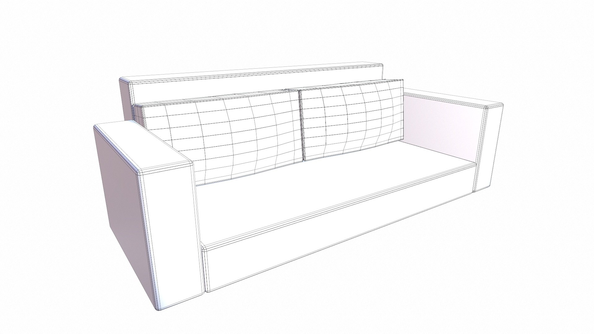Sofa Lowpoly 3D Model - TurboSquid 2332432