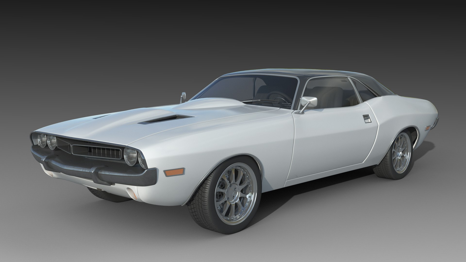Dodge Challenger 3D Model - TurboSquid 1870988