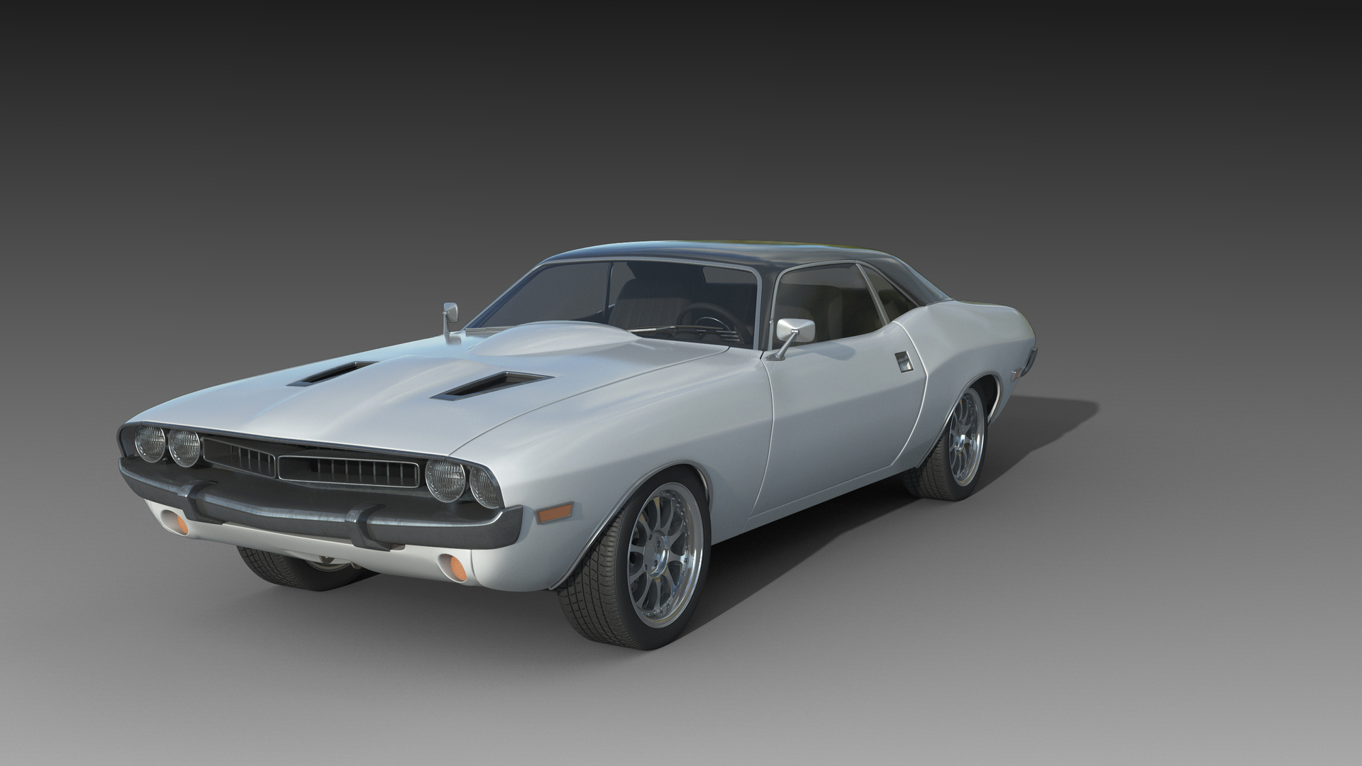 Dodge Challenger 3D Model - TurboSquid 1870988