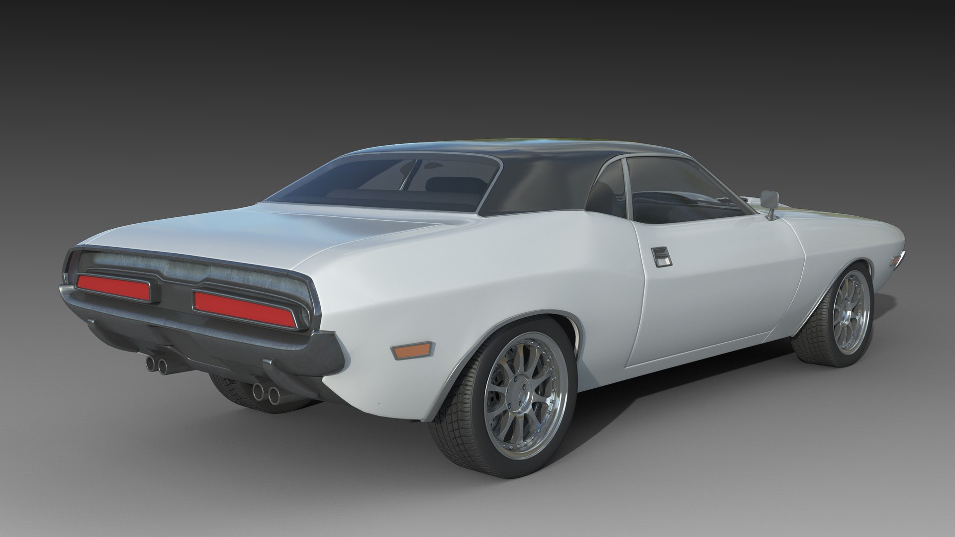 Dodge Challenger 3D Model - TurboSquid 1870988