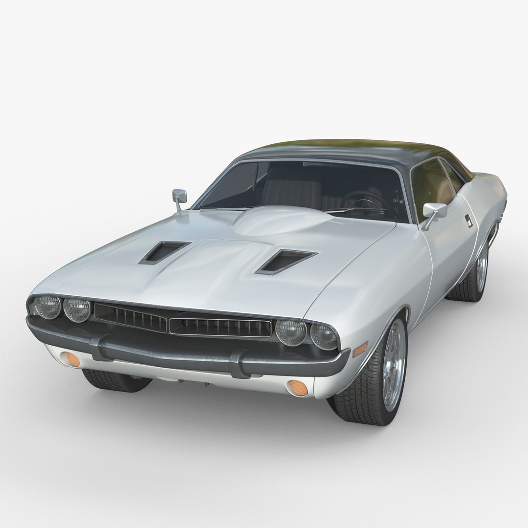 Dodge Challenger 3D model - TurboSquid 1870988
