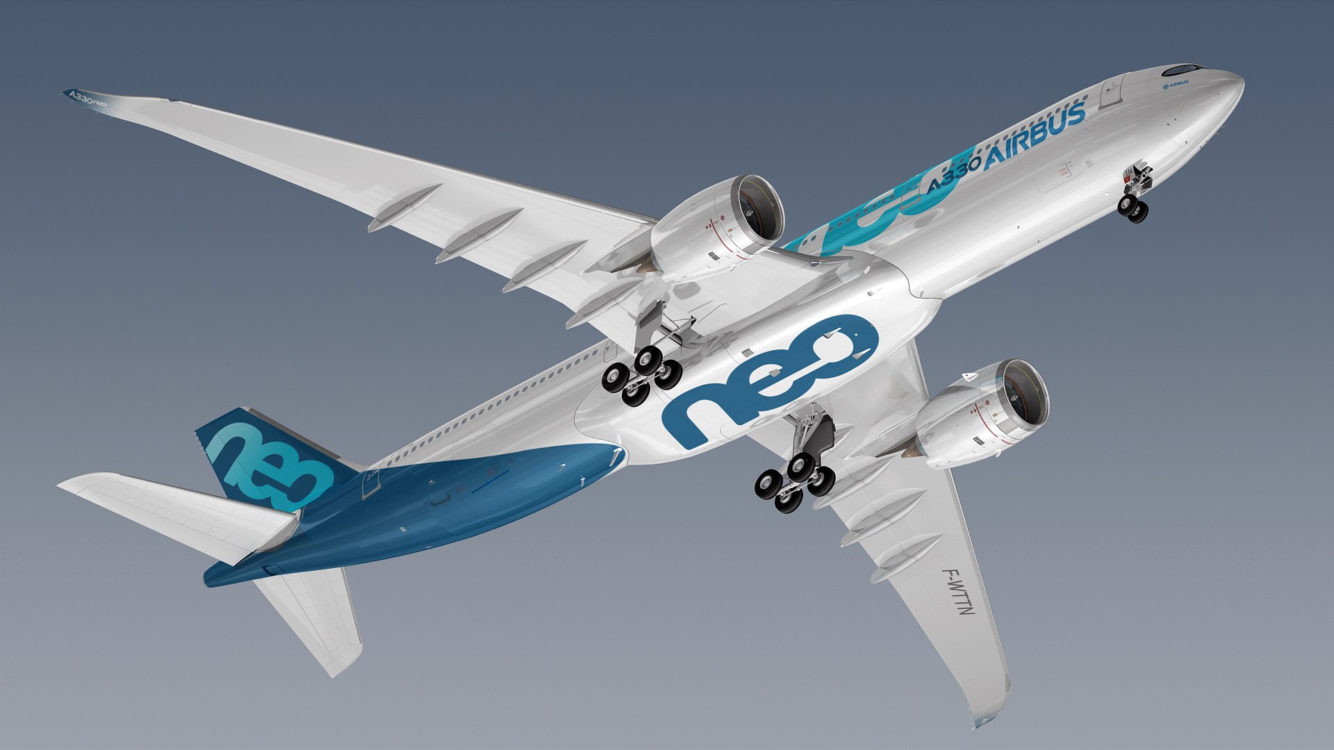 Airbus A330 Neo 3D model - TurboSquid 1953224