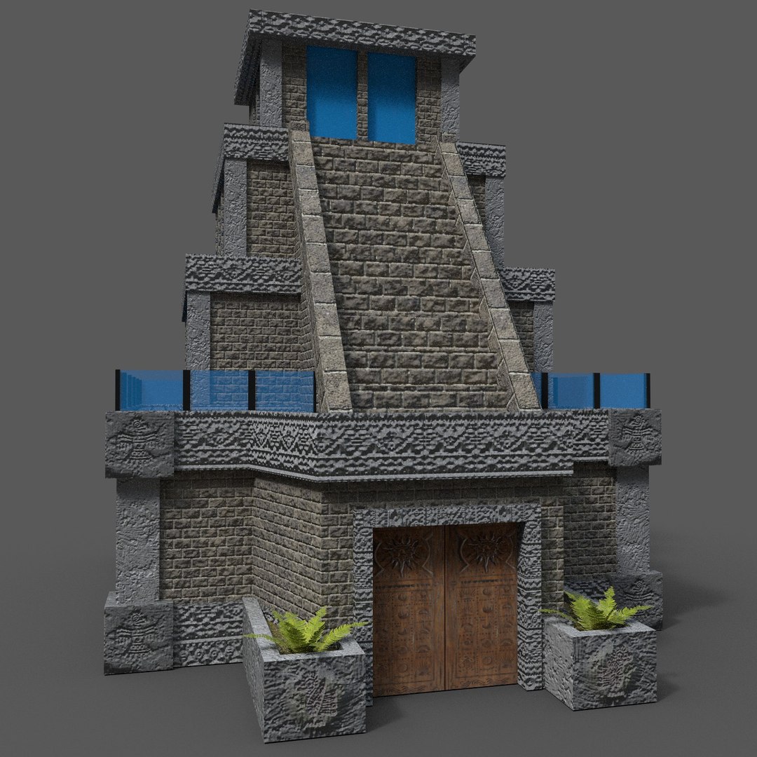 Temple Ready Workflow 3D Model - TurboSquid 1234770