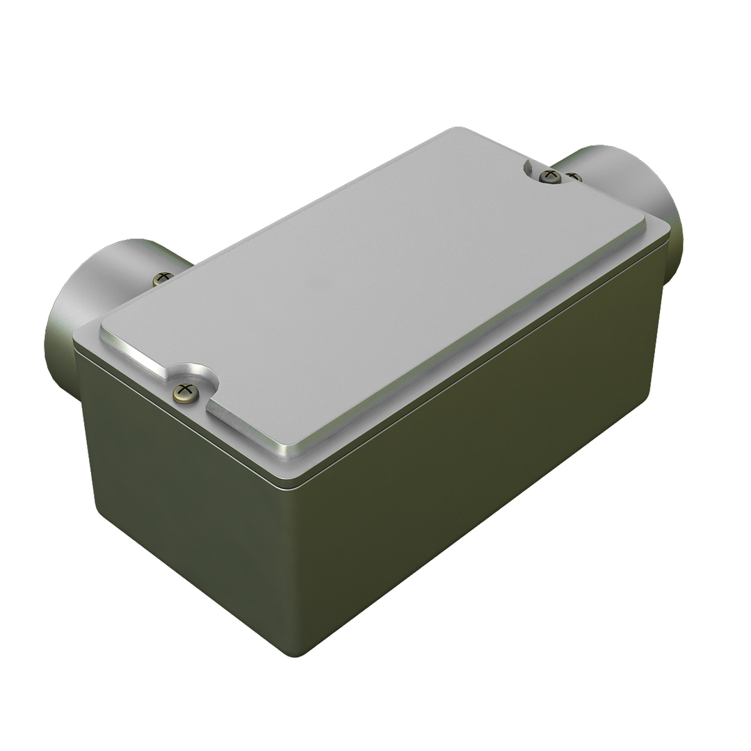 3d model small electrical junction box