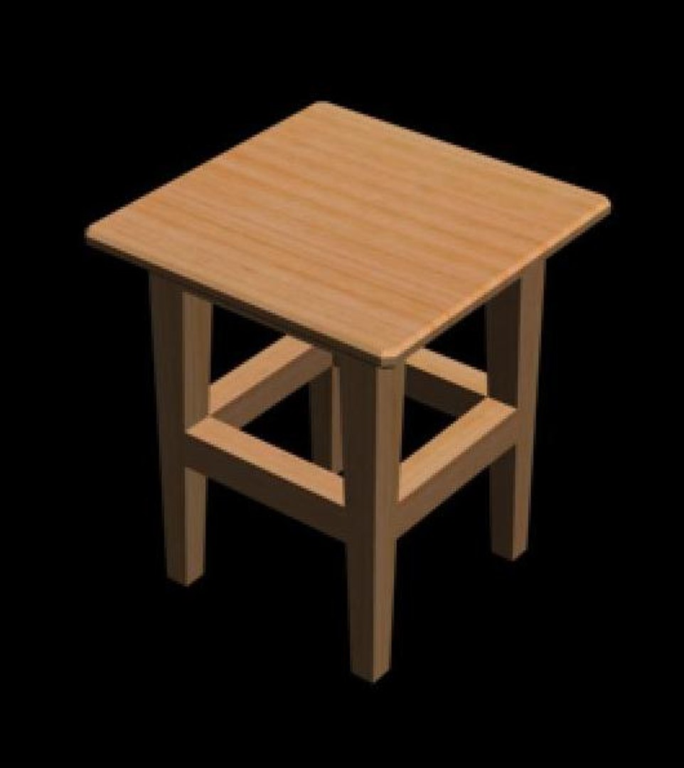 3d stool model