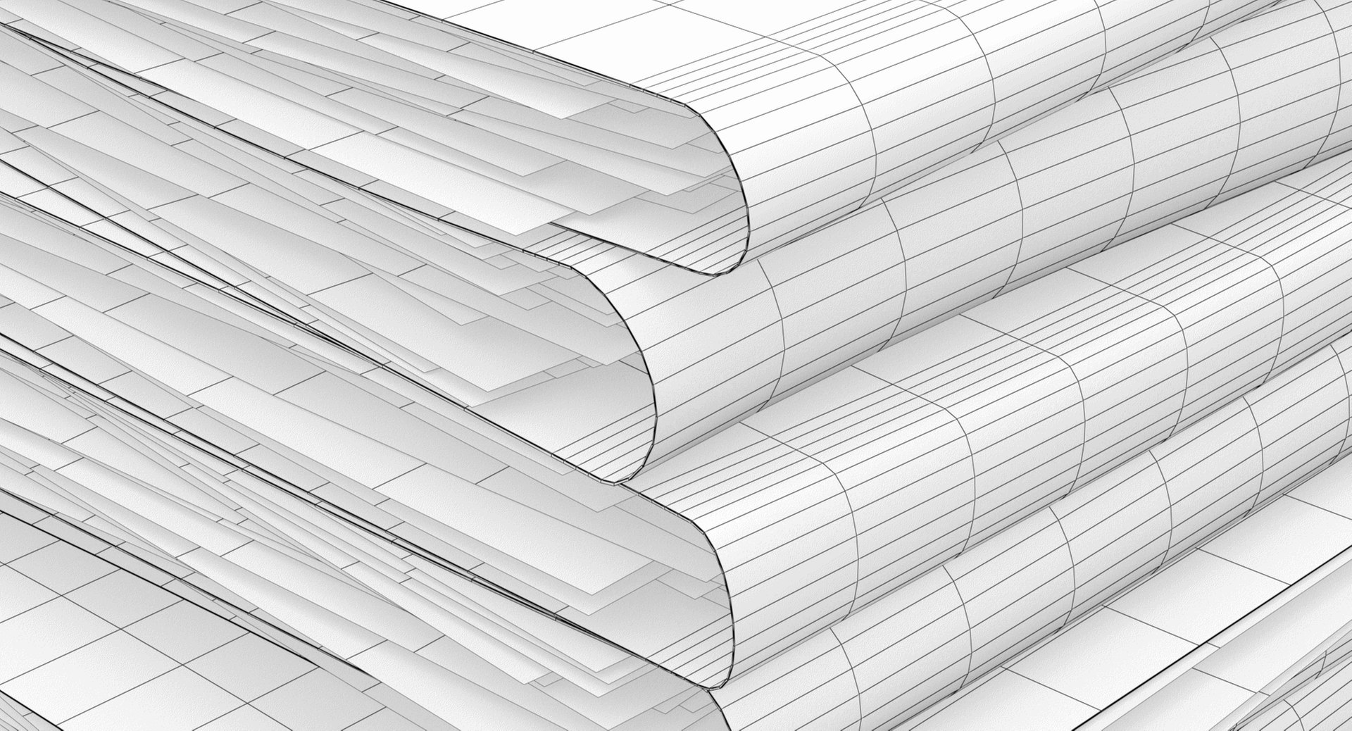 Pile Of Paper Files 3D Model - TurboSquid 2207324