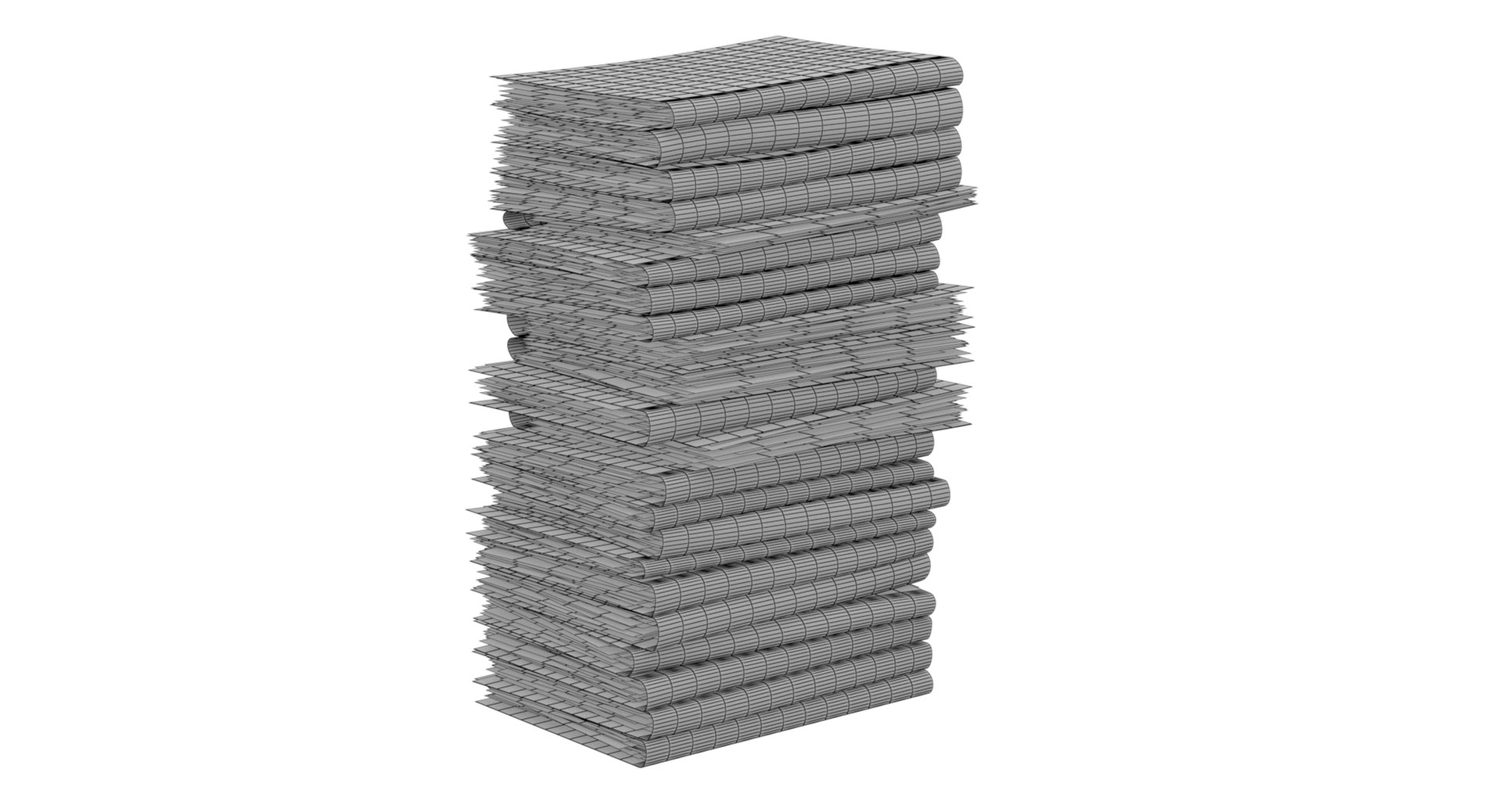 Pile Of Paper Files 3D Model - TurboSquid 2207324