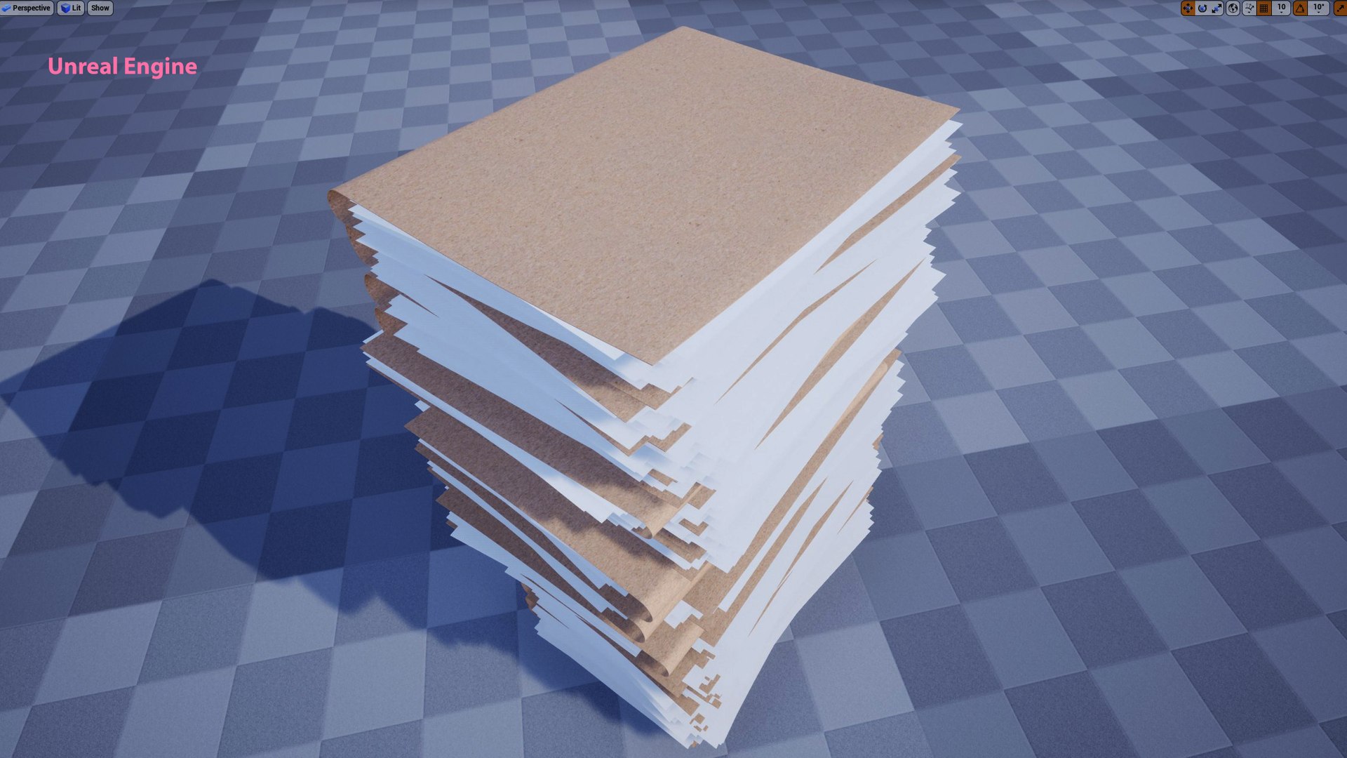 Pile Of Paper Files 3D Model - TurboSquid 2207324