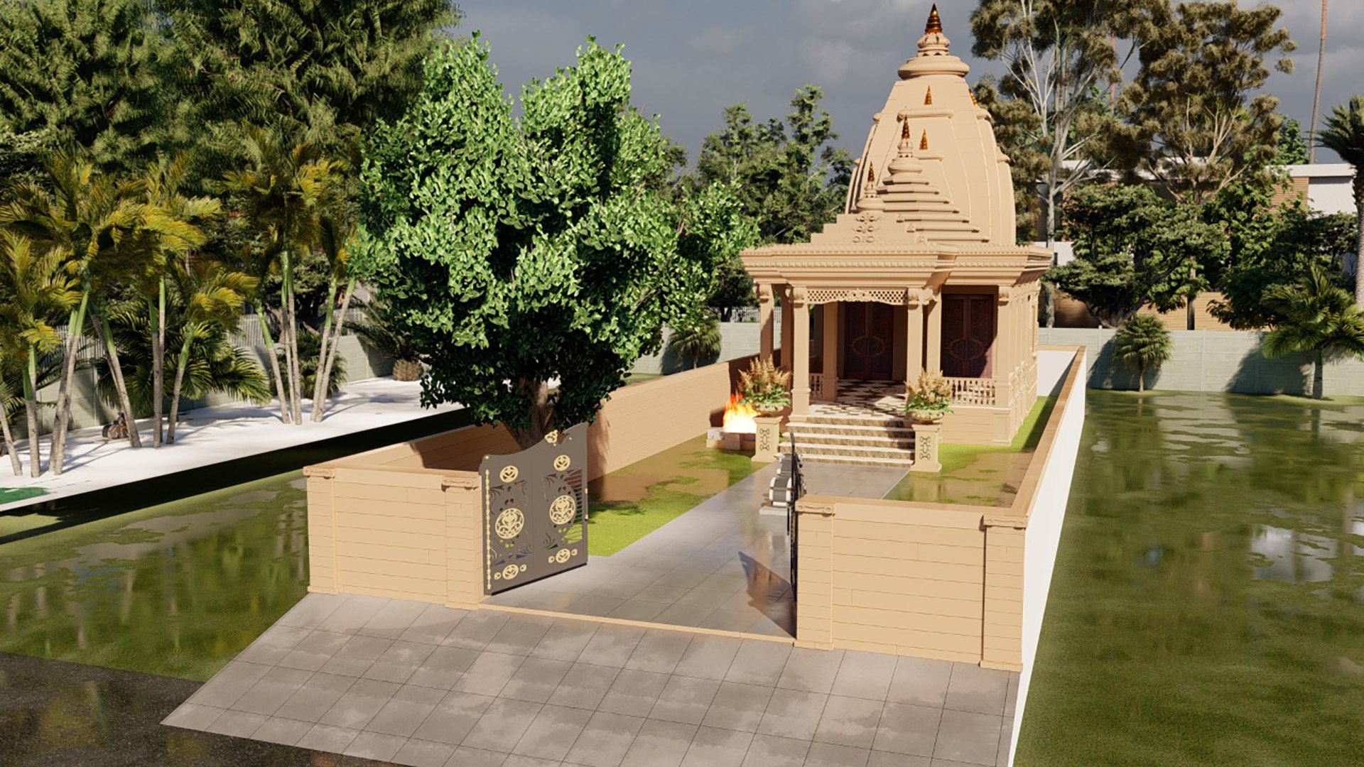 Hindu Temple 3D Model - TurboSquid 1981045 Hindu Temple 3D Model - TurboSquid 1981045